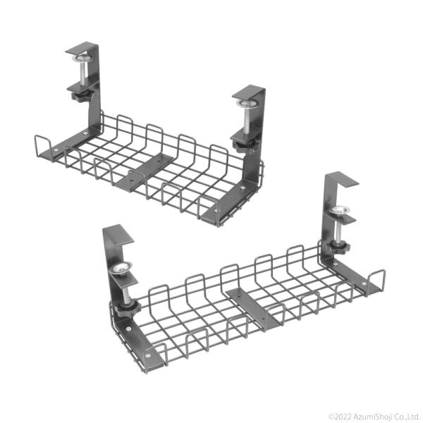 【テレビ裏】テレビの配線を隠して収納【吊り下げ式】床に置かないのでお掃除もラクラク！【幅】1〜5cmの幅のテーブルやテレビ台に取り付け可能です【シンプル】シンプルなブラックのデザインでお部屋の邪魔をしません〈製品詳細〉Mサイズ：15ｘ13ｘ...