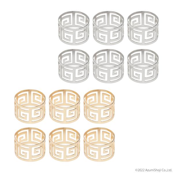 【テーブルナプキンリング】洋食レストラン、ホテル、キッチンテーブルなどをドレスアップできます。【ゴージャス】シンプルなデザイン、金属で高級感あり、幅広くお使いいただけます。【イベントやパーティに】特別な行事、結婚式、パーティー、祝賀、卒業、...