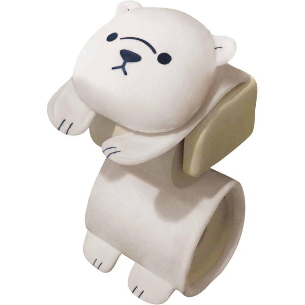 かわいいシロクマのトイレットペーパーホルダーです。耐久性に優れた素材を使用しているため、長期間安心してお使いいただけます。取り付けも簡単で、賃貸住宅やリフォーム時にも最適です。コンパクトながらしっかりとした作りで、日常の使いやすさを追求した...