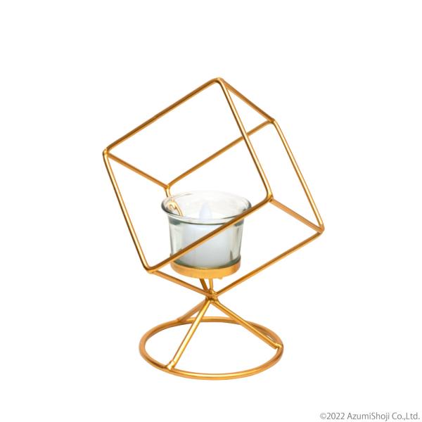 【モダンな幾何学】エレガントで芸術的なキャンドルホルダーです！【視覚効果】暖かくロマンチックな雰囲気を作り出します♪【アロマ】家の装飾をよりスタイリッシュにします！【用途】庭、通路、棚、テーブル、バー、フォトブースなどに、普段使い、結婚式、...