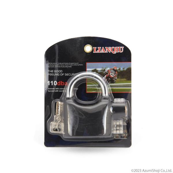 【セット内容】本体1つ、鍵が3つ付いています。【大音量】車のクラクションと同じ音の大きさの110db！【使い方簡単】鍵を回す向きを変えるだけで、アラーム機能をオンオフすることができます。【コンパクト】コンパクトな設計で持ち運びも楽々です。＜...