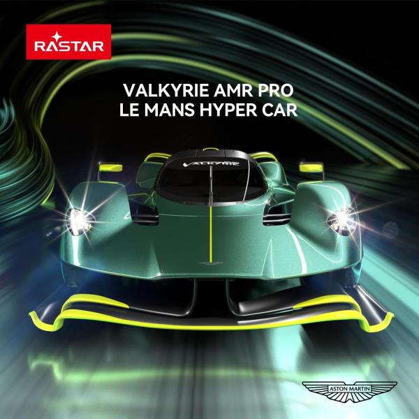 アストンマーティン公式ライセンス取得のRCカー！「Valkyrie AMR Pro」を1/14スケールで精巧に再現。サイズ：約35.6×14.7×7.1cm（14×5.8×2.8インチ）■リアルな外装ディテール・ABS樹脂製の高品質ボディ・...