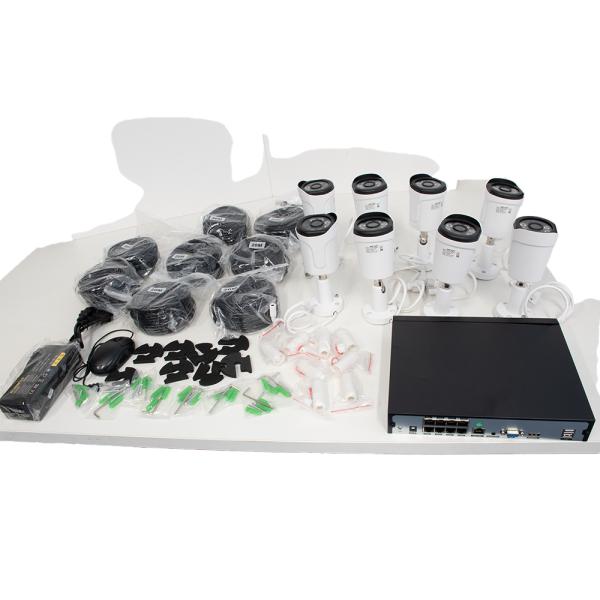 ネットワークビデオレコーダー（NVR）とPOE対応IPカメラがセットになった監視システムです。カメラを接続するだけで自動的に映像が表示されるプラグアンドプレイ対応のため、専門知識がなくても簡単に設置・使用が可能です。4チャンネルまたは8チャ...