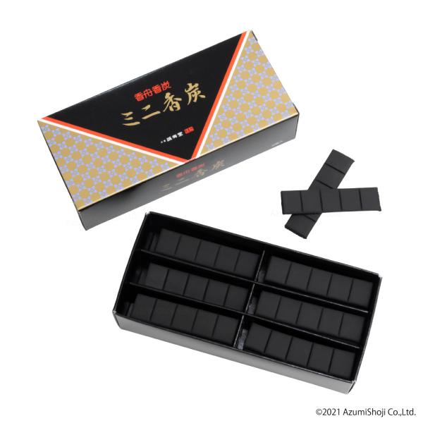 厳選された良質の原料から作られたご家庭用のミニタイプ香炭です。10分を目安に折り目が入っておりますので、必要な分だけ折って使用できます。枚数も30枚入っており、一枚が5つに分かれております。量も十分にある香炭です。1かけらの大きさ（約）：縦...