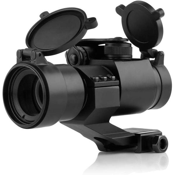 【商品概要】特殊部隊で数多く使用されているAIMPOINT COMP M2ドットサイトのレプリカです。材質：アルミ合金製、防塵、防水、防衝撃しながら、軽量で、高級感があります。レティクル：赤と緑2色のイルミネーション、各5段階に調節可能です...