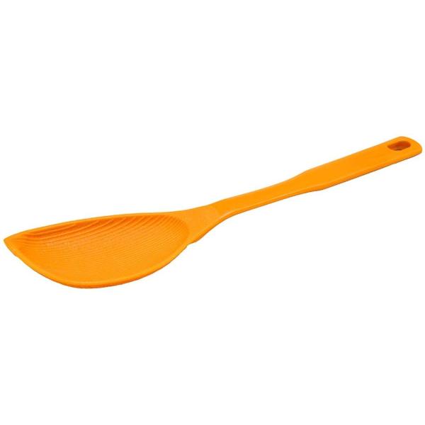 【商品説明】これ1本で、炒めて、すくって、煮込んで、アクもとれる万能ターナー！へら部分が薄いので炒めやすく、炒飯、野菜炒め、青椒肉絲、回鍋肉などの炒め物におすすめ独自の丸みがあるので、八宝菜、マーボー豆腐など、とろみのある料理も混ぜやすくシ...