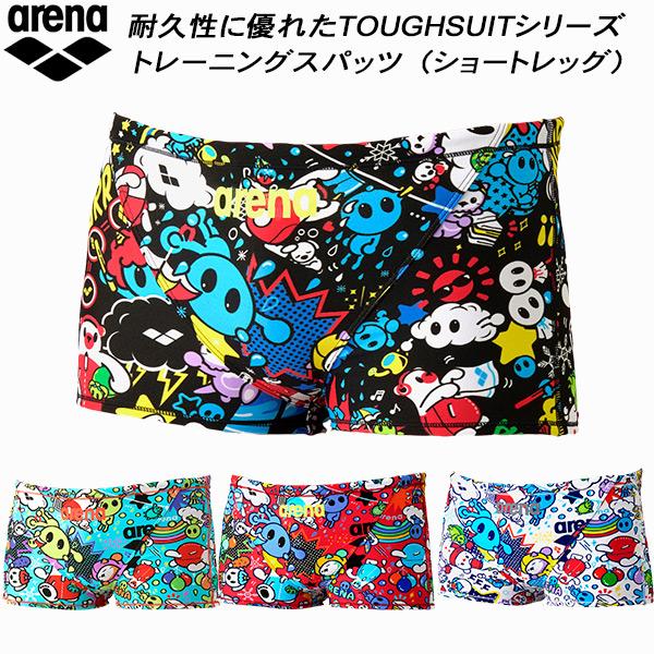 □素材:タフスキンEP環境に配慮したリサイクルポリエステル素材「タフスキンEP」を採用したTOUGHSUITシリーズ塩素に強く長持ちするので、練習頻度が高く過酷なトレーニングを行うスイマーにオススメ□カット【ショートボックス】（股下：約3c...