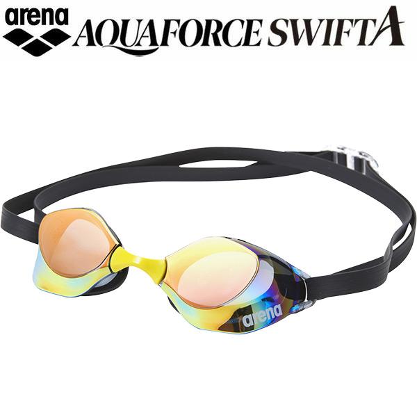 □素材:アイカップ:ポリカボネートパッド　鼻ベルト　ベルト:エラストマー□カラー:BWYL/スモーク×ブラウン×イエロー×ブラック□備考:1/100秒を争うトップスイマーに向けて開発されたアリーナ最高峰の競泳用スイミングゴーグル最速を求める...