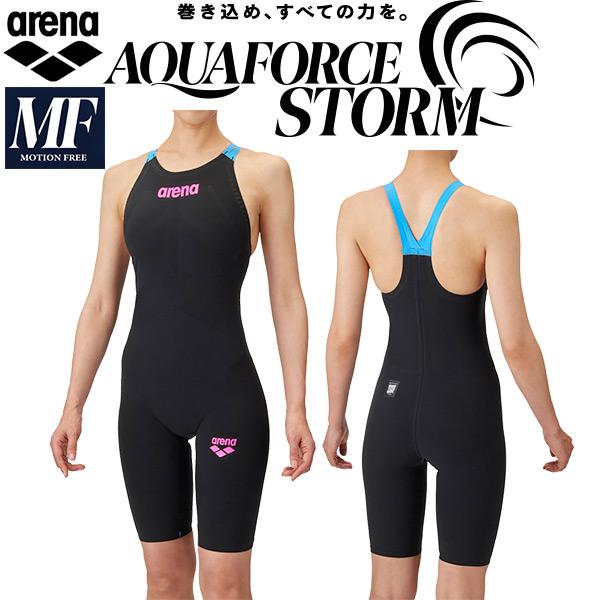 □素材:AQUAFORCE F FILMAQUAFORCE F FILM12AQUAFORCE K FILM身頃:ナイロン64%　ポリウレタン36%肩:ナイロン72%　ポリウレタン28%□カット:レーシングワンピーススパッツ（クローズバック...