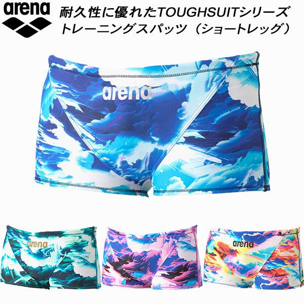 □素材:タフスキンEP環境に配慮したリサイクルポリエステル素材「タフスキンEP」を採用したTOUGHSUITシリーズ塩素に強く長持ちするので、練習頻度が高く過酷なトレーニングを行うスイマーにオススメ□カット【ショートボックス】（股下：約3c...