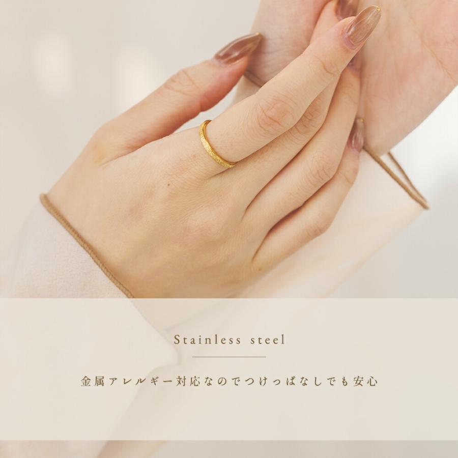 指輪 レディース ステンレス リング (302) 砂目 選択可 銀色 指輪 レディース ステンレス リング (302) 砂目 選択可 銀色