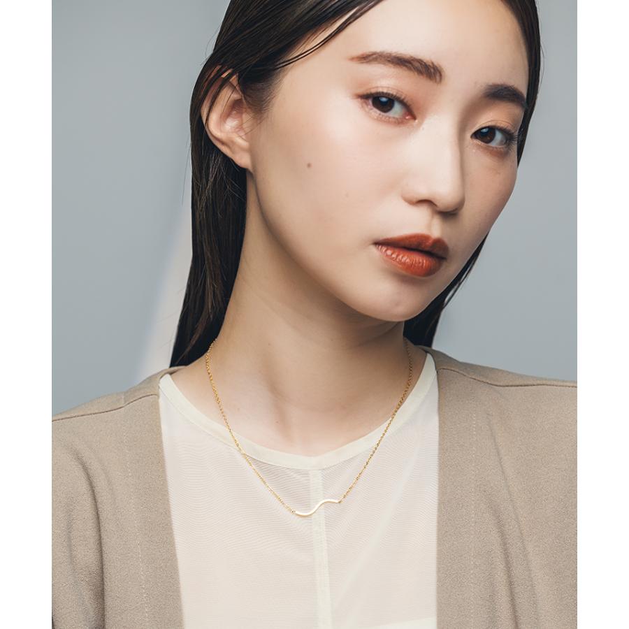 ネックレス レディース ステンレス (98) ウェーブ選択可 銀色 金色 ピンクゴールド シルバー サージカル : mico.lor - 通販 ...