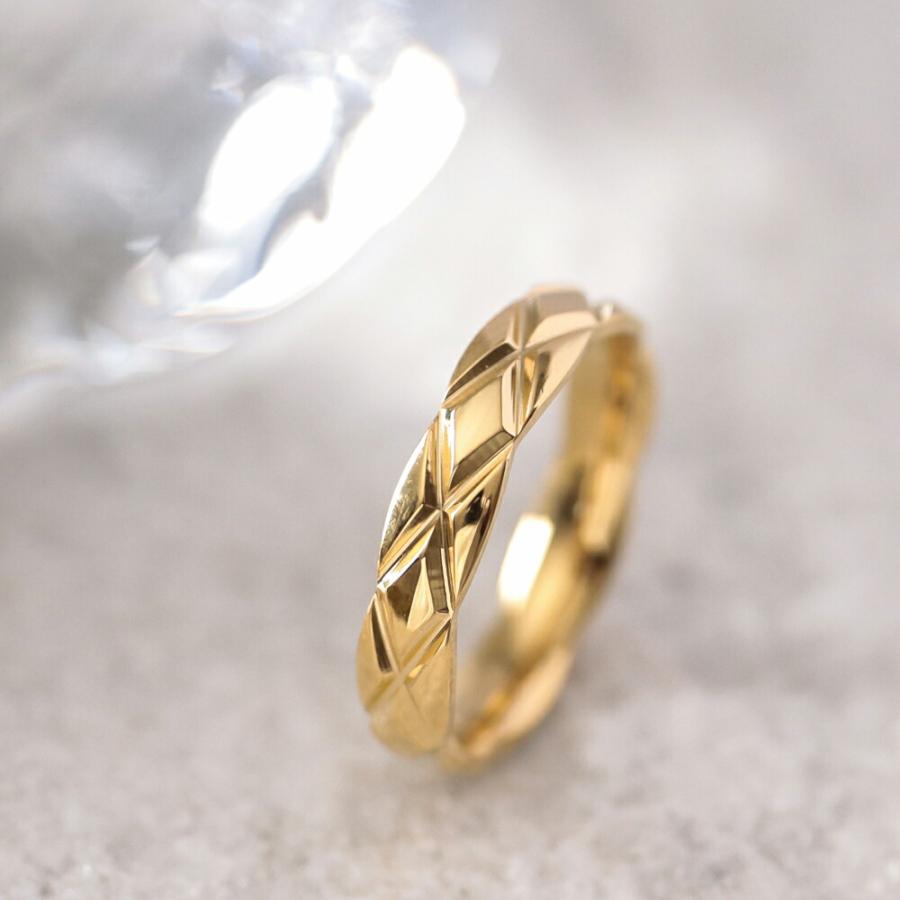 指輪 レディース ステンレス リング (343) キルティング加工 選択可 銀色 金色 指輪 メンズ ゴールド : stain1919 : mico.lor - 通販 - Yahoo!ショッピング