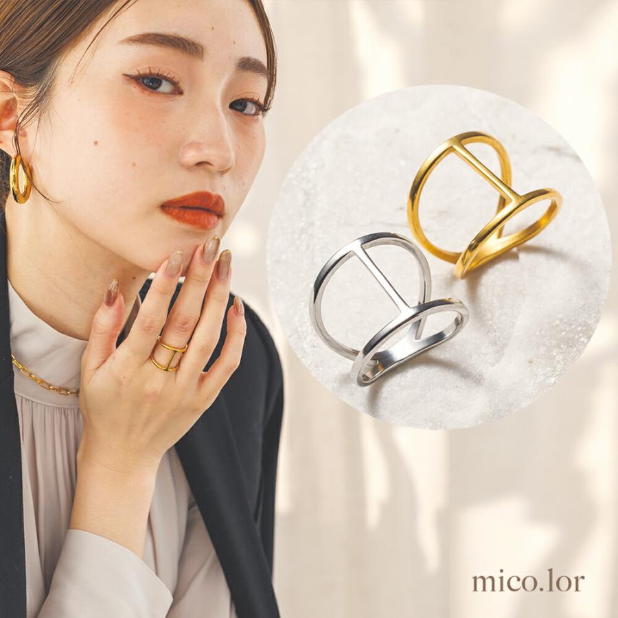 指輪 レディース ステンレス リング (344) 選択可 銀色 金色 サージカルステンレス メンズ おしゃれ シルバー ゴールド : mico.lor - 通販 - Yahoo!ショッピング