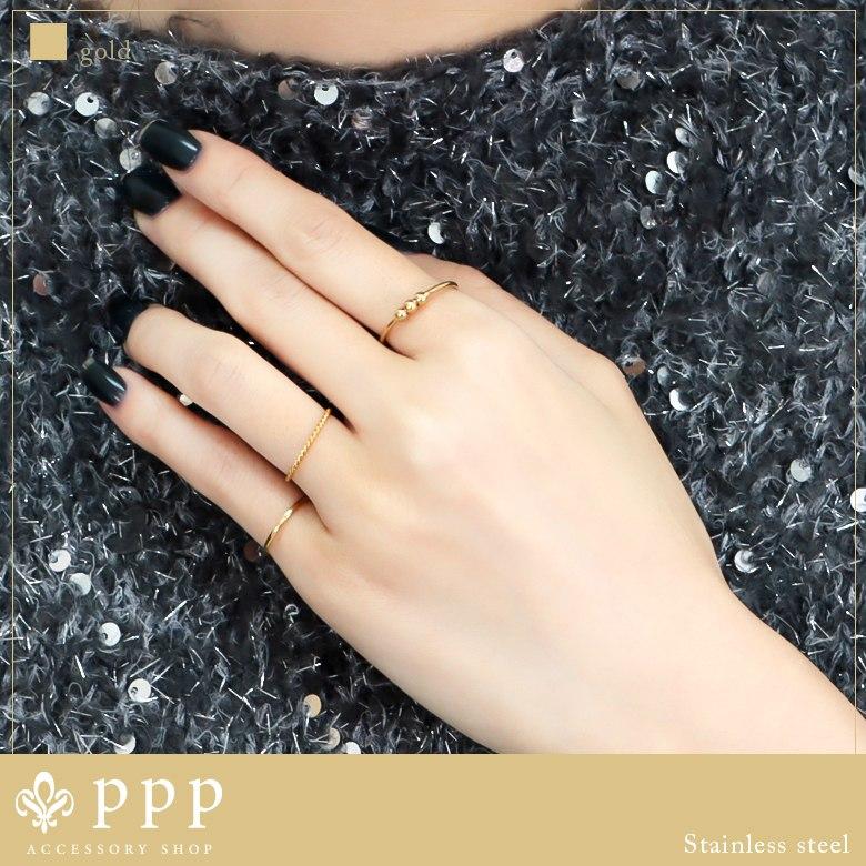 指輪 レディース ステンレス リング (354) 金色 サージカルステンレス メンズ おしゃれ シルバー ゴールド : mico.lor - 通販 - Yahoo!ショッピング