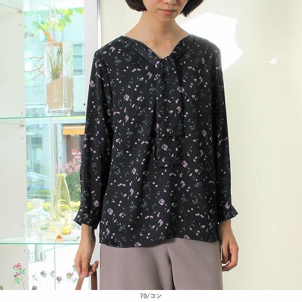 fleur by mint breeze 【M〜5L】【fleur】【mint breeze】花柄 ブラウス : マルイ(丸井)Yahoo!店 - 通販 - Yahoo!ショッピング