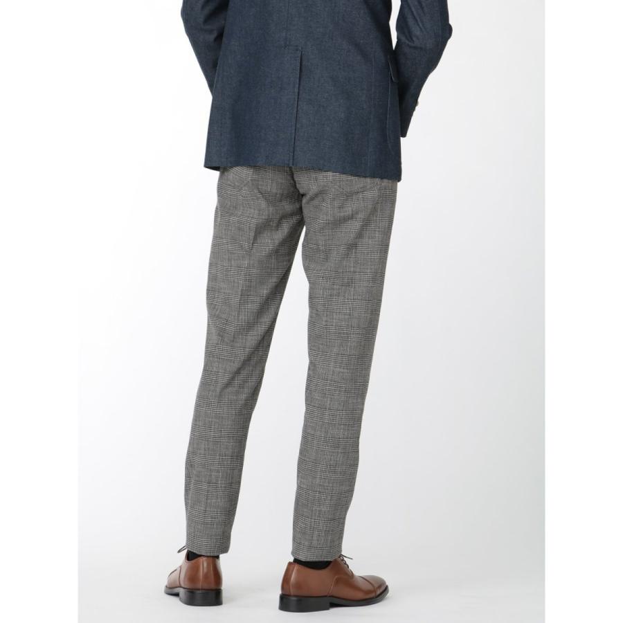 TAKA-Q アレキサンダージュリアン ストレッチ グレンチェック スリムパンツ : マルイ(丸井)Yahoo!店 - 通販 - Yahoo!ショッピング