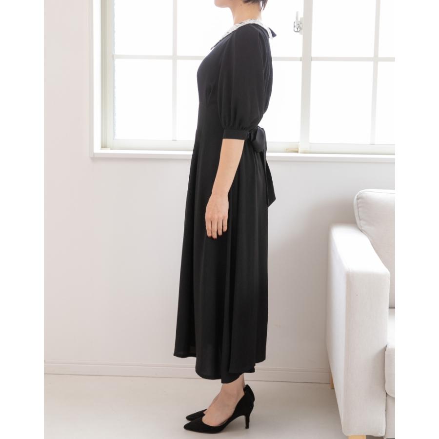 PREFERIR（プレフェリール） 白襟レースAライン パーティ お呼ばれ