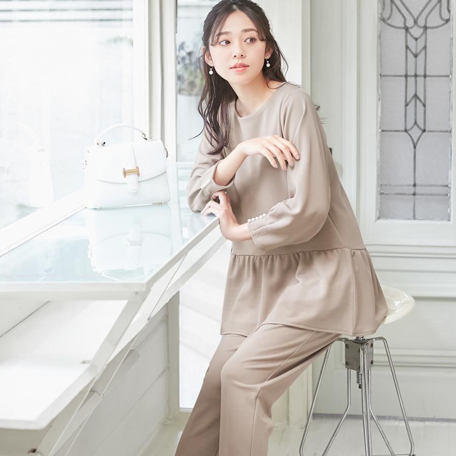 alotta 【2点セット】楽ちんキレイ見えパンツセットアップ : マルイ(丸井)Yahoo!店 - 通販 - Yahoo!ショッピング