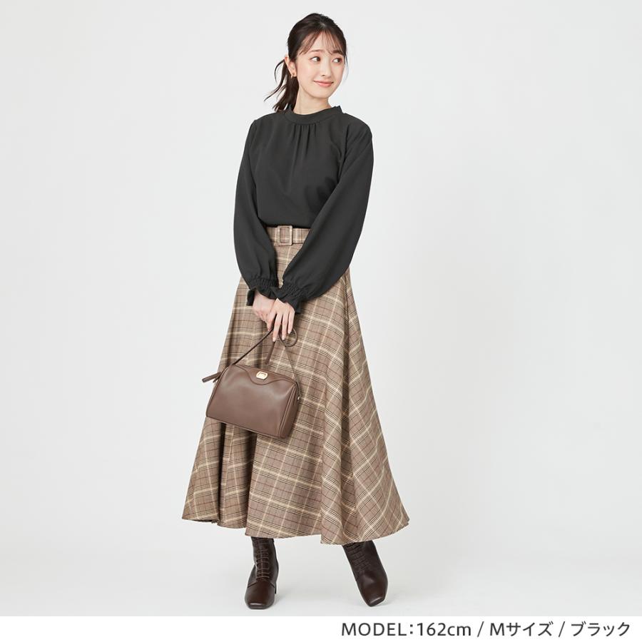 alotta 【2つの機能付】裏起毛カットジョーゼットプチハイブラウス : マルイ(丸井)Yahoo!店 - 通販 - Yahoo!ショッピング