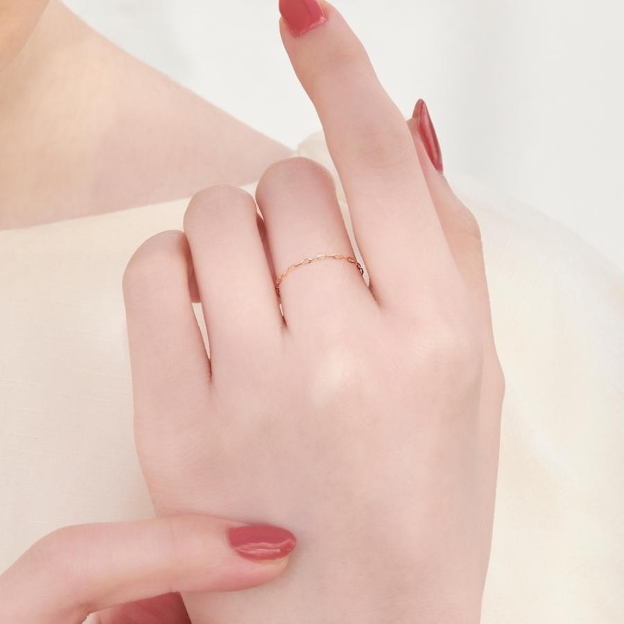 Phoebe 【K10】ブライトネスチェーンリング ローズゴールド : マルイ(丸井)Yahoo!店 - 通販 - Yahoo!ショッピング