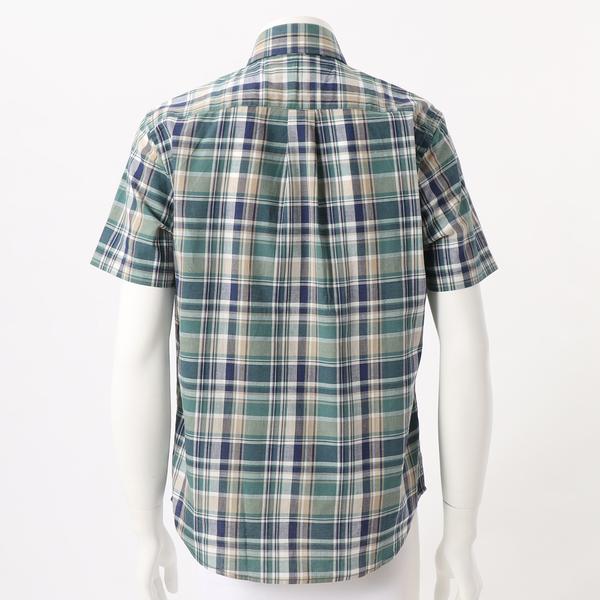 【stanley blacker】【半袖】ボタンダウンシャツ/チェック/グリーン/ウォッシャブル : マルイ(丸井)Yahoo!店 - 通販 - Yahoo!ショッピング