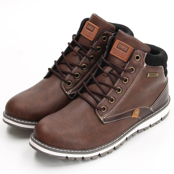EDWIN エドウイン 防水 防滑 ふかふか クッション ビジカジ カジュアル ブーツ EDW-7982 : マルイ(丸井)Yahoo!店 - 通販 - Yahoo!ショッピング