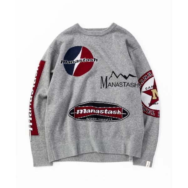 MANASTASH MANASTASH／MULTI CLASSIC LOGO CREWNECK KNIT : マルイ(丸井)Yahoo!店 ...