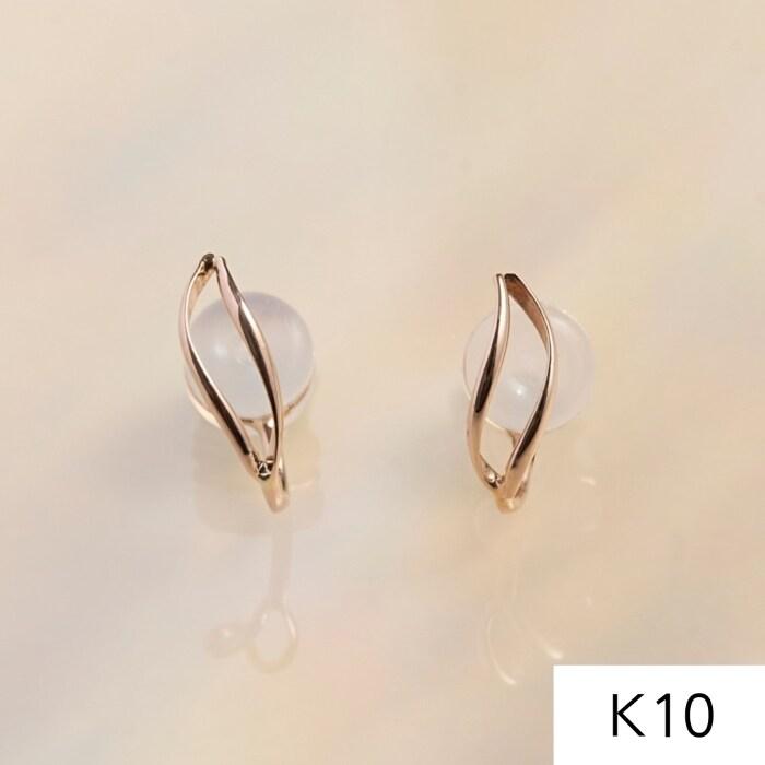 Phoebe 【K10】エンフォルドリーフイヤリング ローズゴールド／BOX＆ショッパーつき : マルイ(丸井)Yahoo!店 - 通販 - Yahoo!ショッピング
