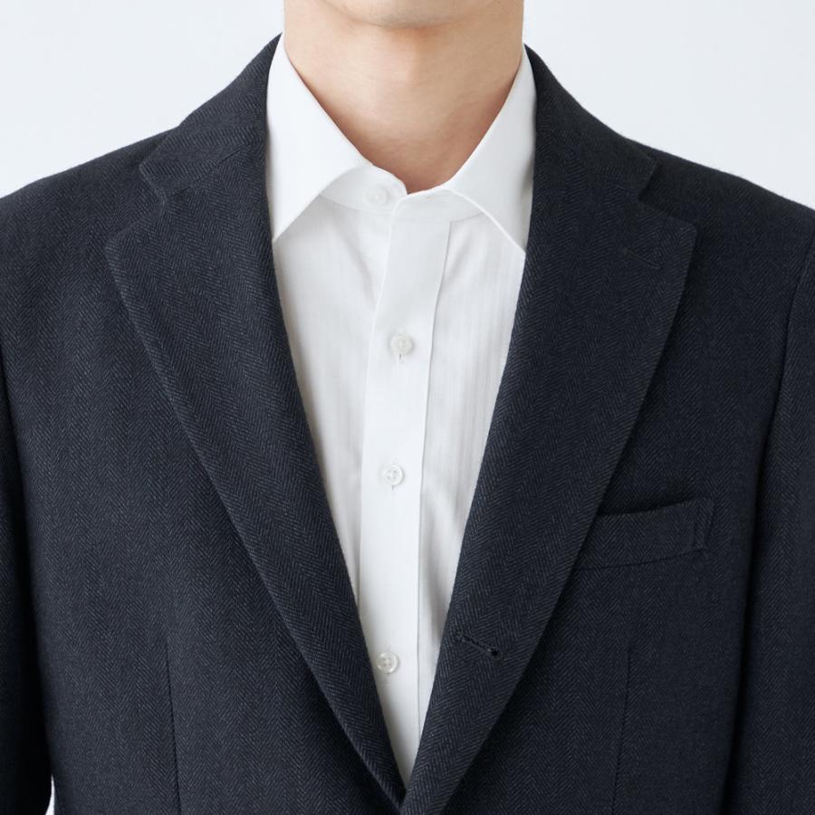 【stanley blacker】3釦ジャケット ネイビー×ヘリンボーン 軽量 ストレッチ : マルイ(丸井)Yahoo!店 - 通販 - Yahoo!ショッピング