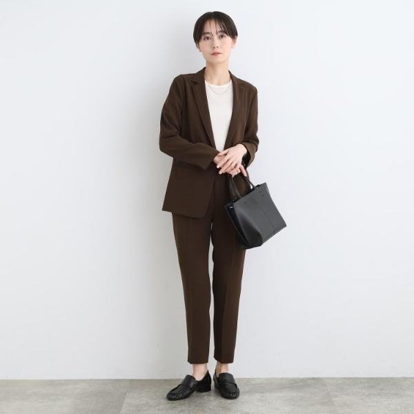 INDIVI 【こなれSETUP／裏なし／UVケア／吸水速乾】テーラードカラージャケット : マルイ(丸井)Yahoo!店 - 通販 - Yahoo!ショッピング