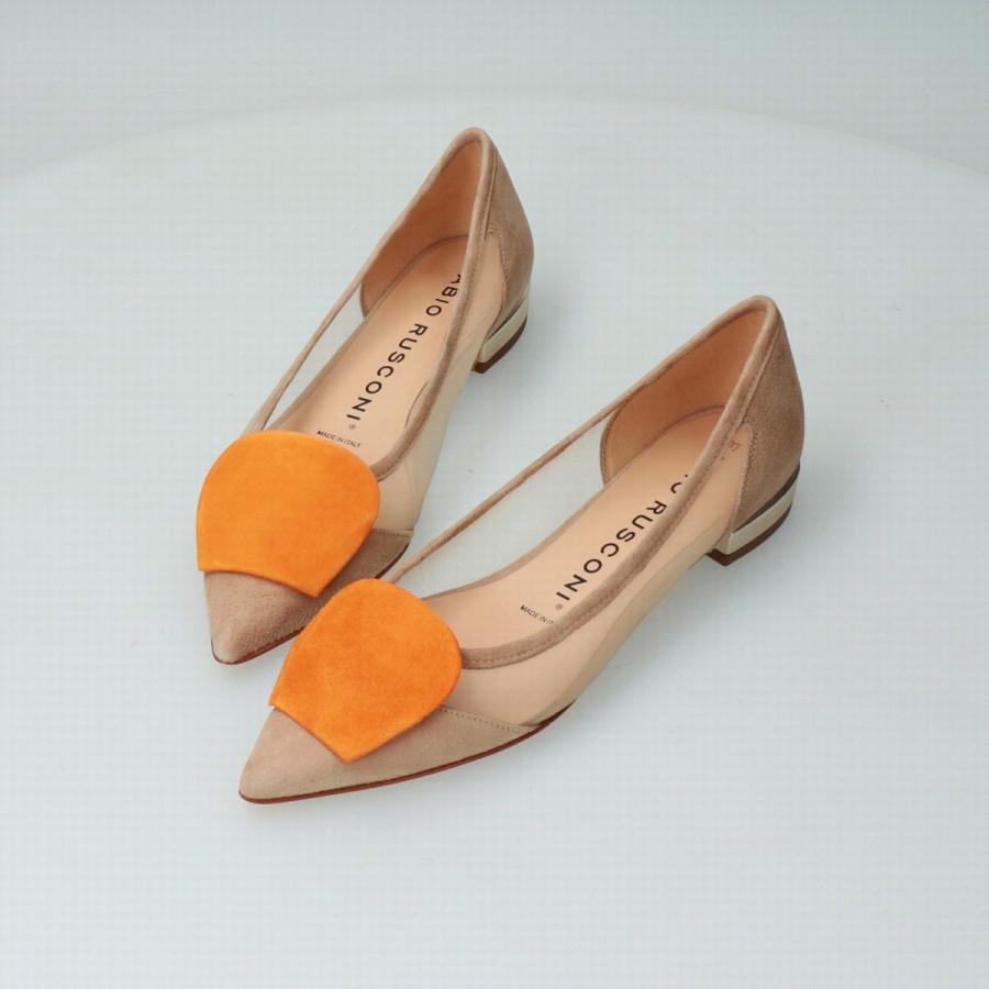 FABIO RUSCONI RUSCONI 1.6cmヒール ポインテッドカラーヒールチュールパンプス : マルイ(丸井)Yahoo!店 - 通販 - Yahoo!ショッピング