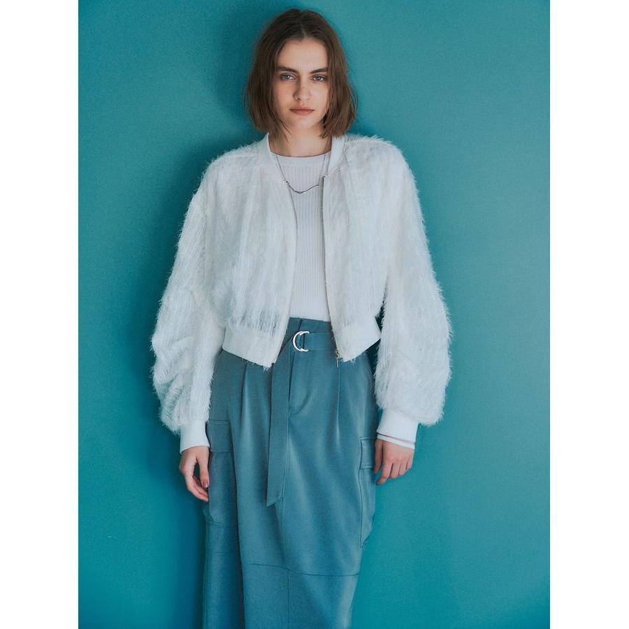 YECCA VECCA（イェッカヴェッカ） フェザーシアーZIPブルゾン : マルイ(丸井)Yahoo!店 - 通販 - Yahoo!ショッピング