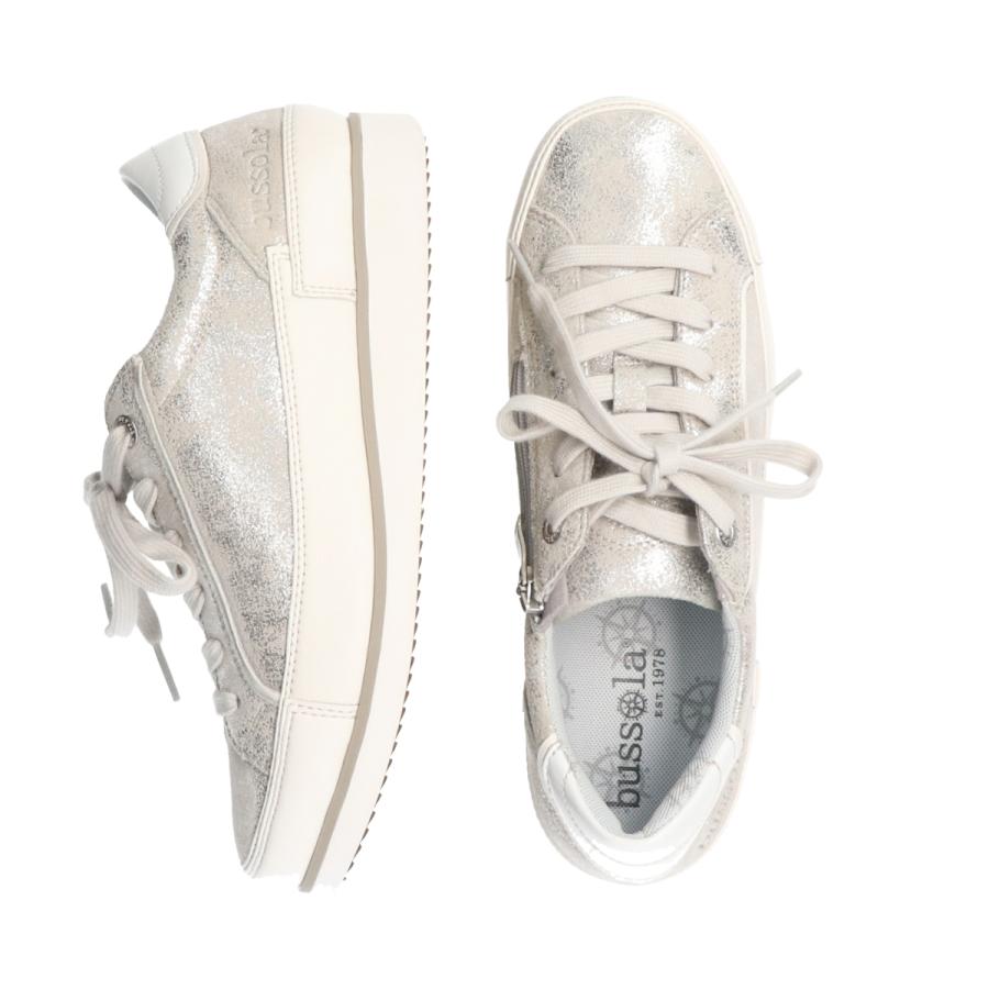 bussola ブソラ◇2.5cmヒール◇撥水レースアップスニーカー : マルイ