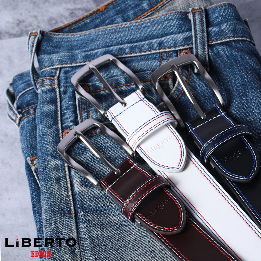 LiBERTO EDWIN ベルト メンズ レザー 牛革 ステッチ 伸縮ベルト ロングベルト : ce0161060601 : マルイ(丸井)Yahoo!店 - 通販 - Yahoo!ショッピング