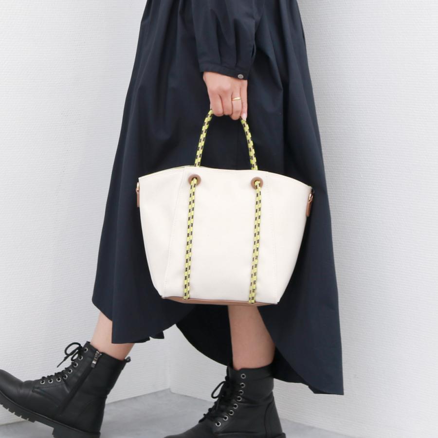 cache 【steady. 8月号掲載】カシュカシュ / コーティングキャンバスロープハンドルトート : マルイ(丸井)Yahoo!店 - 通販 - Yahoo!ショッピング