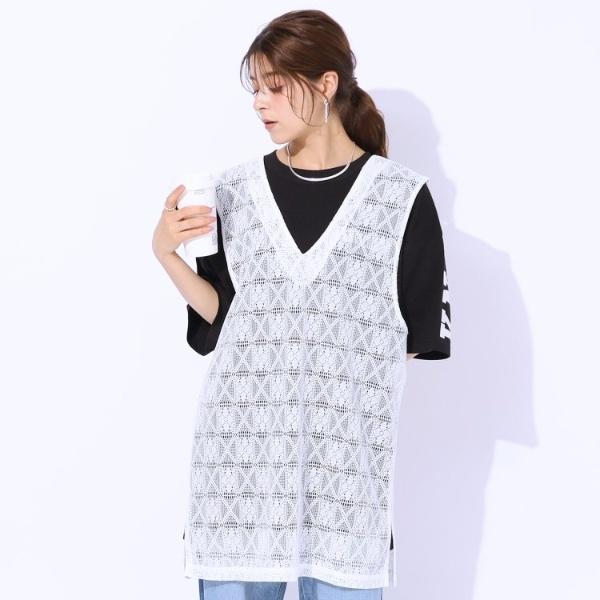 Cutie Blonde 【前後2WAY】コーデのアクセントに ミドル丈レースジレ : マルイ(丸井)Yahoo!店 - 通販 - Yahoo!ショッピング