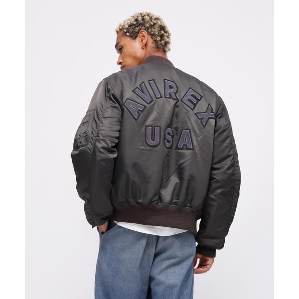 AVIREX MA-1 SAME COLOR LOGO ／ セイム カラー ロゴ : マルイ(丸井)Yahoo!店 - 通販 - Yahoo!ショッピング