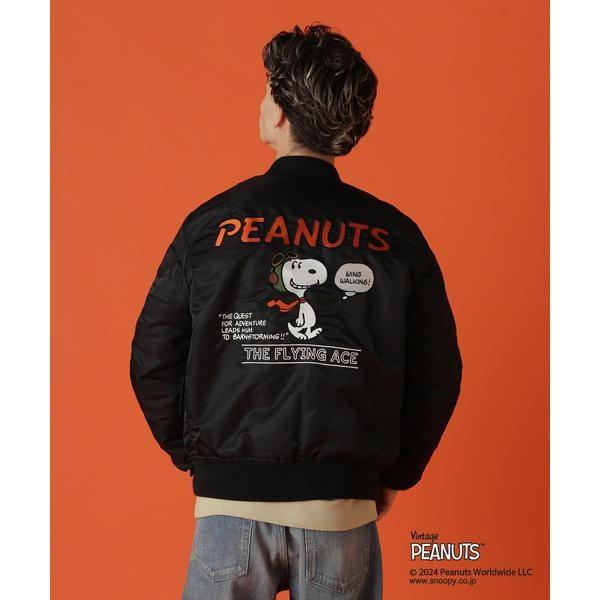 AVIREX 《AVIREX × PEANUTS》MA-1 ”FLYING ACE” ／ MA-1 ”フライング : マルイ(丸井)Yahoo!店 - 通販 - Yahoo!ショッピング