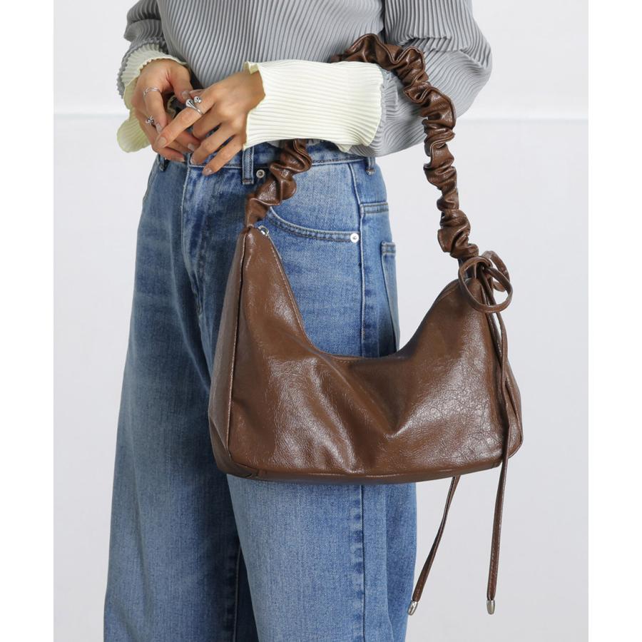 ALTROSE 2way ショルダーバッグ ギャザー リボン ハーフムーン ディア : マルイ(丸井)Yahoo!店 - 通販 - Yahoo!ショッピング