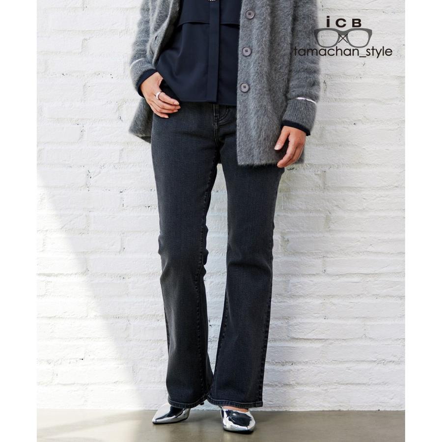 ICB 【ICB×tamachan_style コラボ】スタイルアップ フレアデニム : マルイ(丸井)Yahoo!店 - 通販 - Yahoo!ショッピング