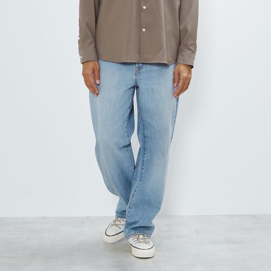 MEN'S MELROSE 《別注》【YANUK/ヤヌーク】Roomy ワイドストレートデニム : マルイ(丸井)Yahoo!店 - 通販 - Yahoo!ショッピング