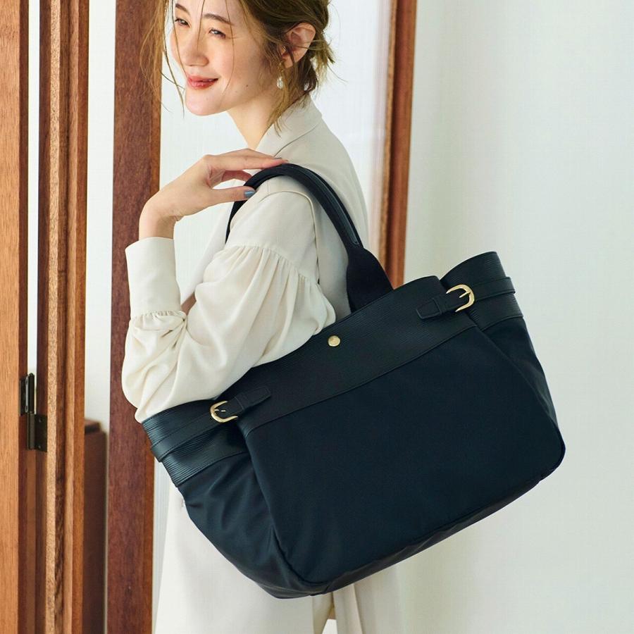 TOPKAPI 【Breath TOPKAPI】 リプル ナイロン コンビ ベルト デザイン トートバッグ : マルイ(丸井)Yahoo!店 - 通販 - Yahoo!ショッピング