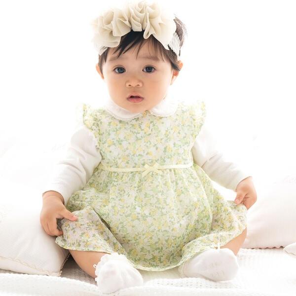 fillot de bebe reduction シフォンフラワーワンピース＆ブルマセット(70~90cm) : マルイ(丸井)Yahoo!店 - 通販 - Yahoo!ショッピング