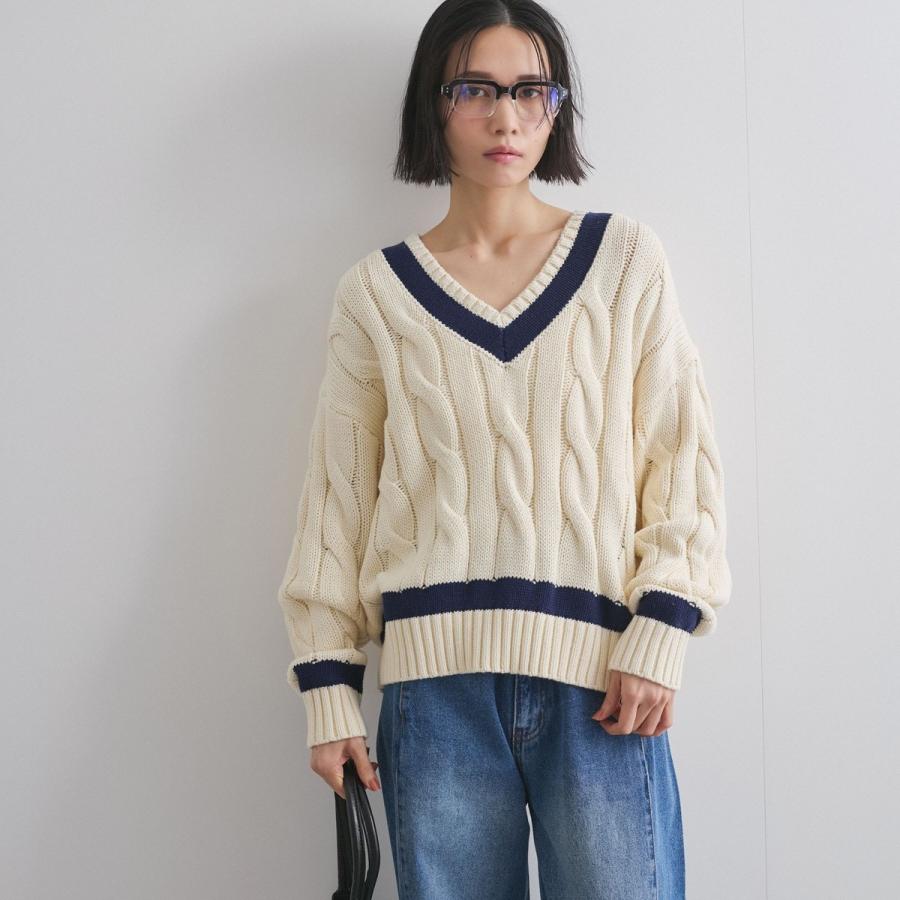 VICKY チルデンニットVネックプルオーバー≪手洗い可能≫ : マルイ(丸井)Yahoo!店 - 通販 - Yahoo!ショッピング