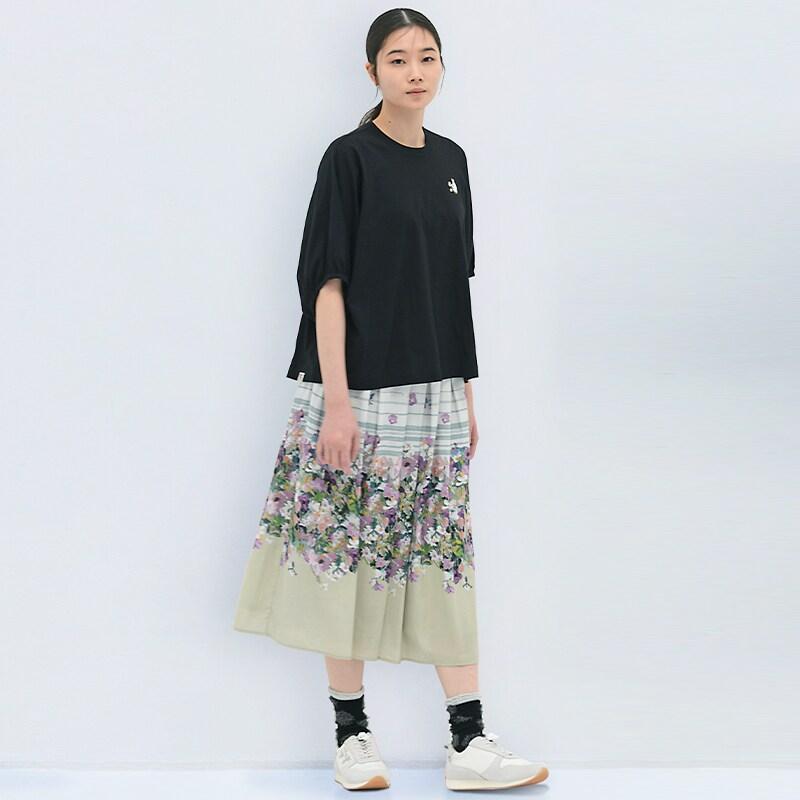 SUPER HAKKA HAKKA×庄島歩音 「Flower field」プリントギャザータックスカート : マルイ(丸井)Yahoo!店 - 通販 - Yahoo!ショッピング