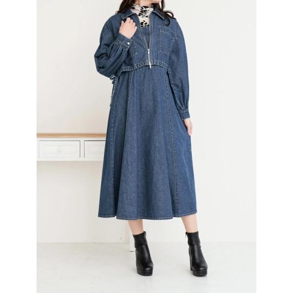 LUDIC PARK 【SETアイテム】デニムジップアップブルゾン＆ワンピースセット : マルイ(丸井)Yahoo!店 - 通販 - Yahoo!ショッピング