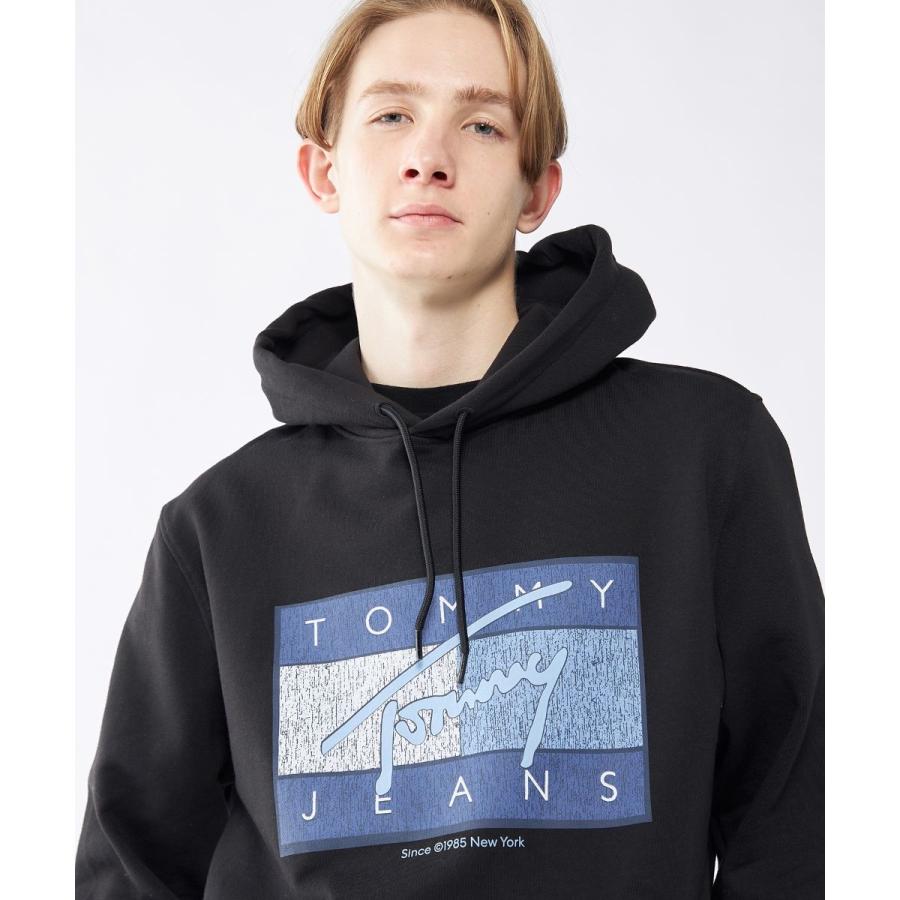 TOMMY JEANS（トミー・ジーンズ） レギュラーフラッグツイストパーカー