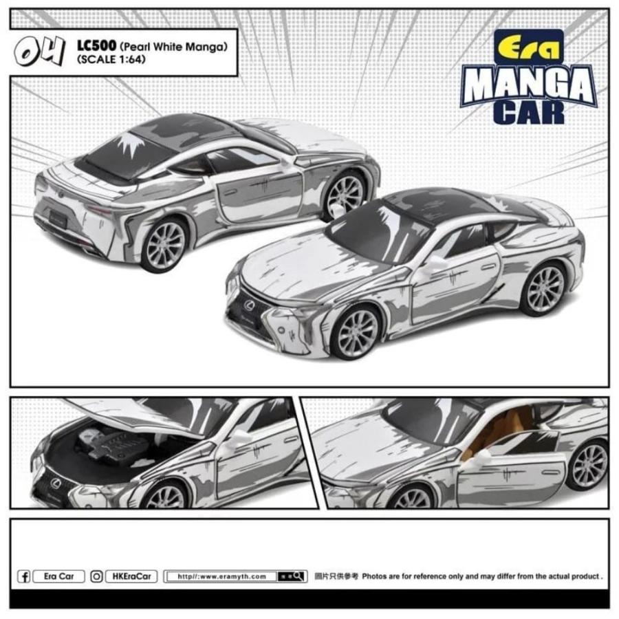 EraCar 1/64 01 LC500 パールホワイトマンガ : マルイ(丸井)Yahoo!店 - 通販 - Yahoo!ショッピング