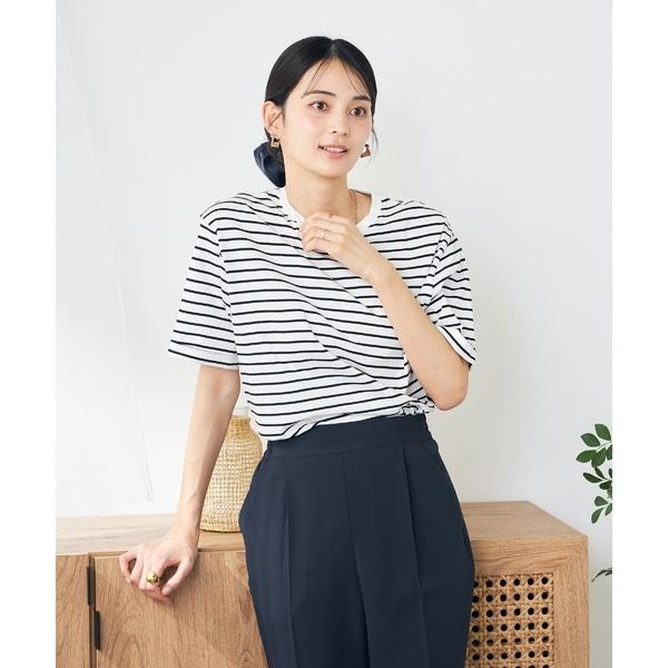 a.v.v 【コットン100％/雑誌InRed(宝島社)5月号掲載】ロールアップハーフスリーブTシャツ : マルイ(丸井)Yahoo!店 - 通販 - Yahoo!ショッピング